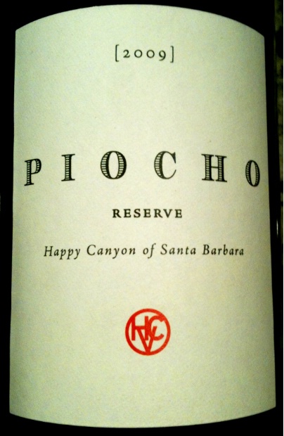 2008 Happy Canyon Vineyard Piocho Reserve, USA, California, Central ...