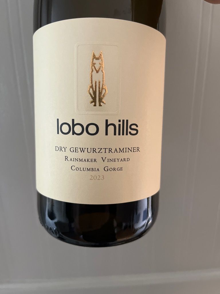 2023 Lobo Hills Dry Gewürztraminer Rainmaker Vineyard, USA, Oregon ...