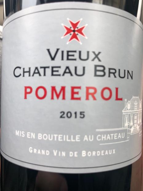 2017 Vieux Château Brun, France, Bordeaux, Libournais, Pomerol ...