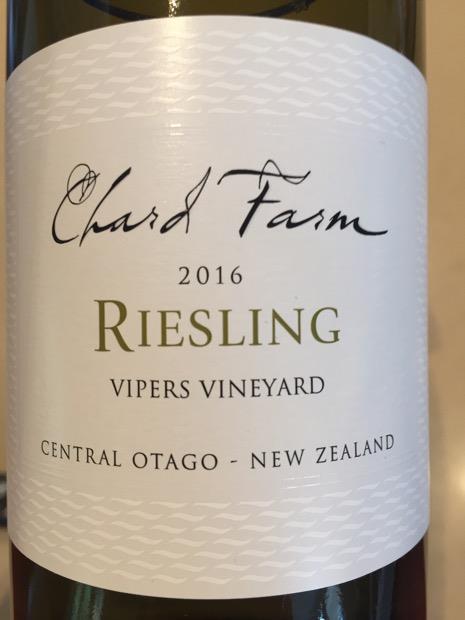 2015 Chard Farm Riesling, New Zealand, South Island, Otago, Central ...