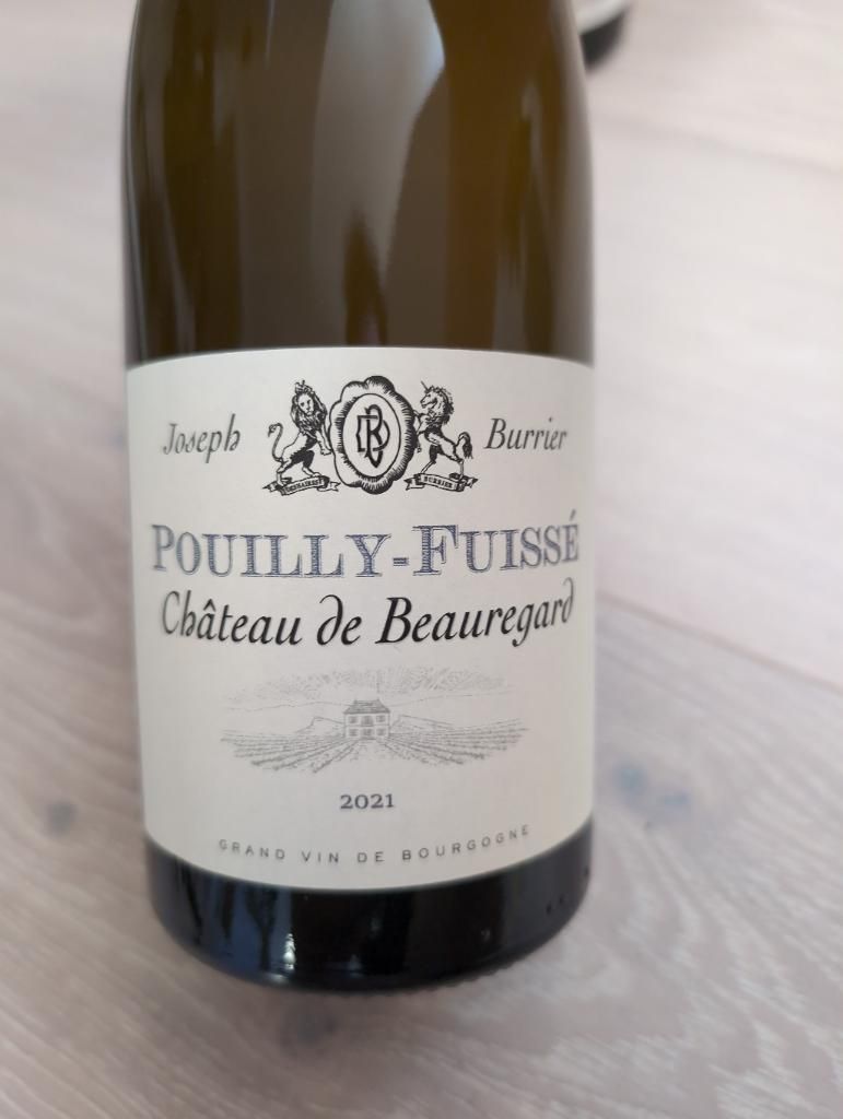 2021 Château de Beauregard (Joseph Burrier) Pouilly-Fuissé, France ...