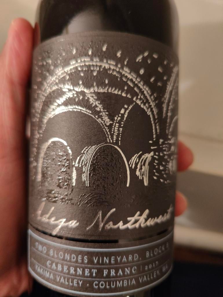 2017 Adega Northwest Cabernet Franc Block 8 Two Blondes Vineyard, USA ...