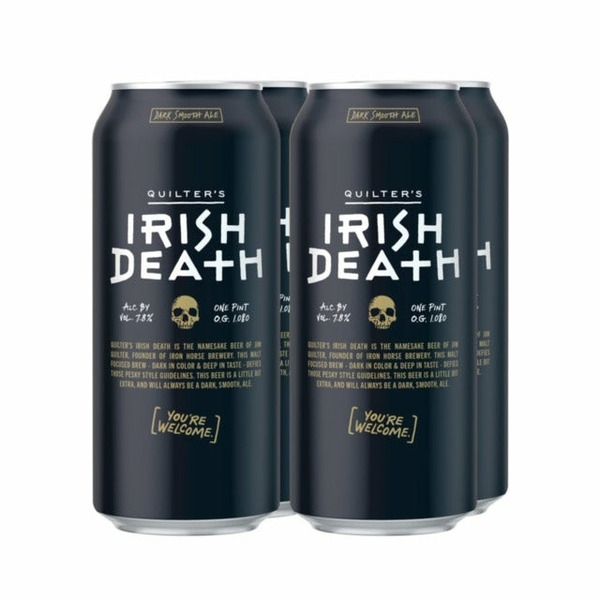 NV Iron Horse Brewery Quilter's Irish Death, USA, Washington ...