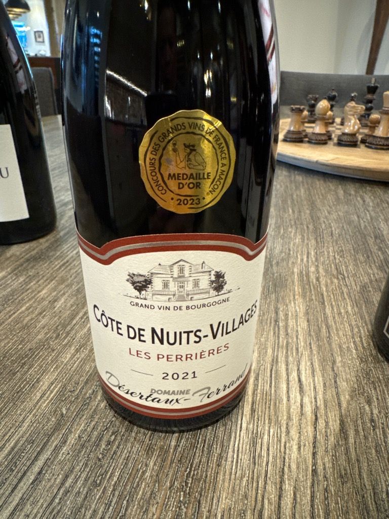 2022 Domaine Désertaux-Ferrand Côte de Nuits Villages Les Perrières ...