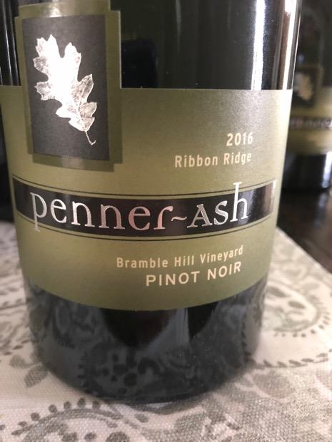 2016 Penner-Ash Pinot Noir Bramble Hill, USA, Oregon, Willamette Valley ...
