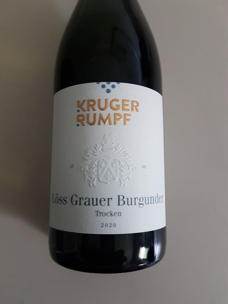 2021 Kruger-Rumpf Grauer Burgunder Löss, Germany, Nahe - CellarTracker