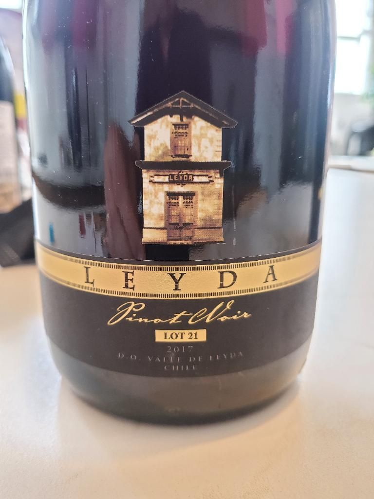 2017 Leyda Pinot Noir Lot 21, Chile, San Antonio Valley, Leyda Valley ...
