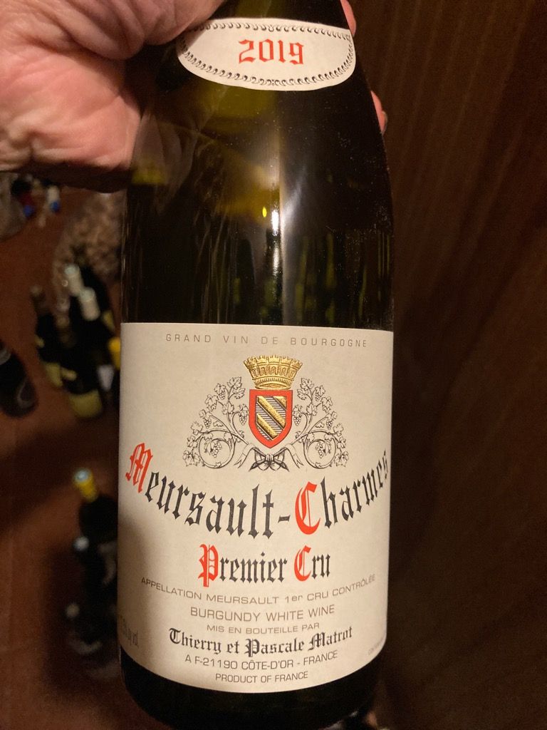 2019 Domaine Matrot Meursault 1er Cru Charmes, France, Burgundy, Côte ...