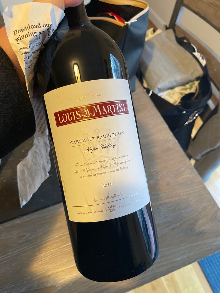 2015 Louis M. Martini Cabernet Sauvignon Napa Valley, USA, California ...