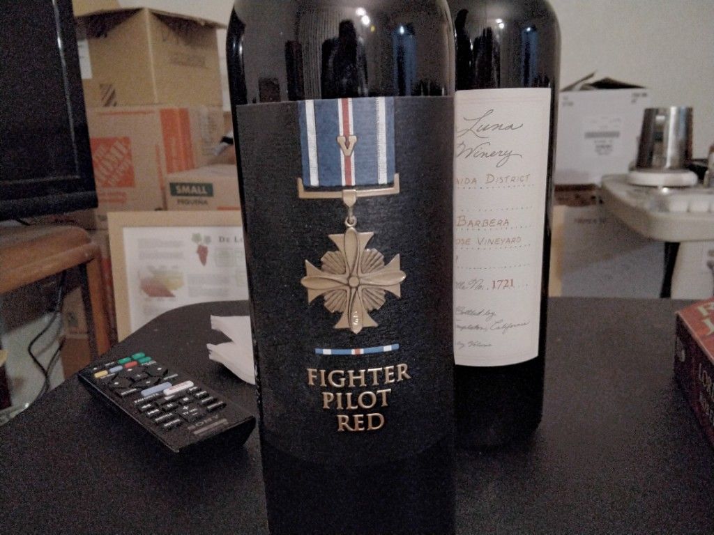 2019 Bella Luna Zinfandel Fighter Pilot Red, USA, California, Central ...