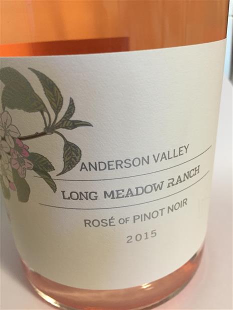 2015 Long Meadow Ranch Pinot Noir Rosé, USA, California, North Coast ...