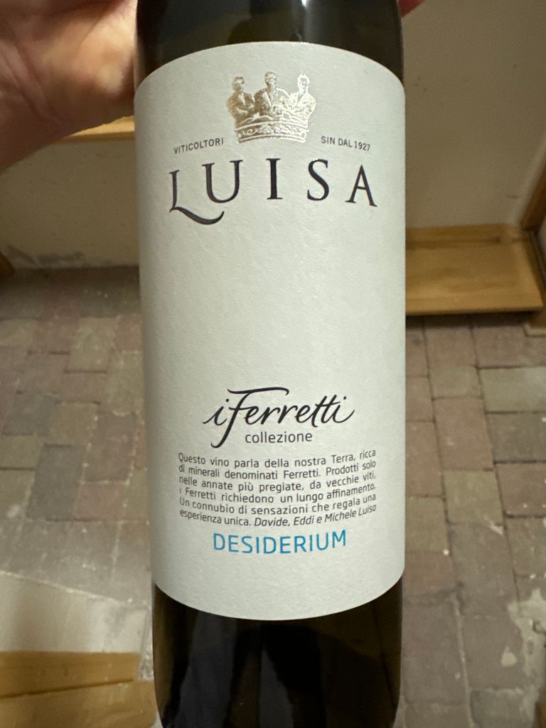 2021 Tenuta Luisa i Ferretti Desiderium, Italy, Friuli-Venezia Giulia ...