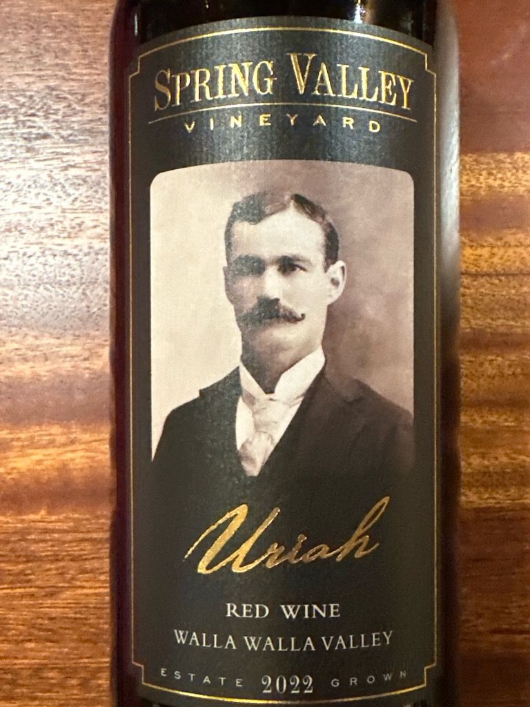 2022 Spring Valley Vineyard Uriah, USA, Washington, Columbia Valley ...