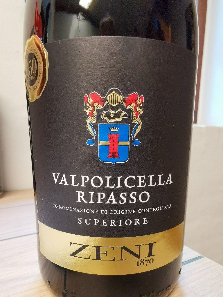 2009 Zeni Ripasso della Valpolicella Classico Superiore, Italy, Veneto ...