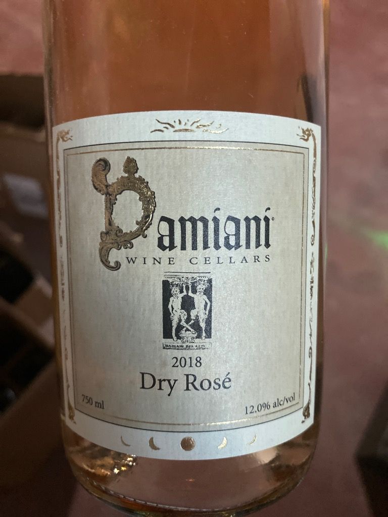 2018 Damiani Wine Cellars Dry Rosé, USA, New York, Finger Lakes, Seneca ...