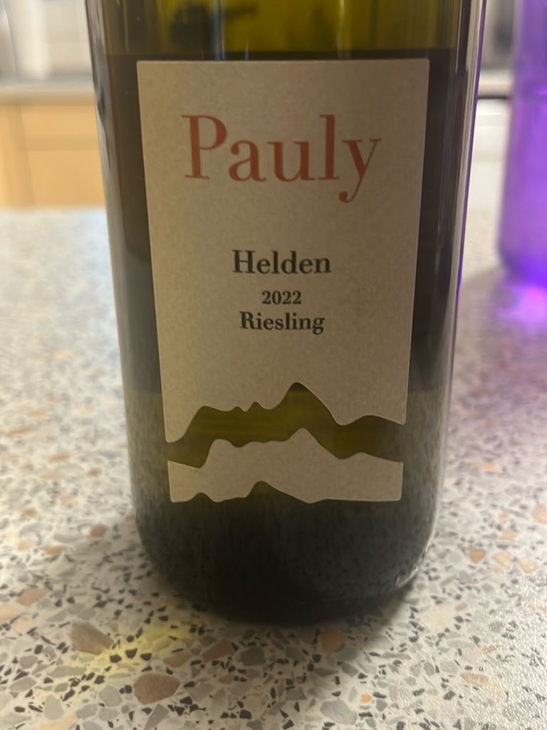 2023 Axel Pauly Lieser Niederberg-Helden Riesling Helden (Trocken ...