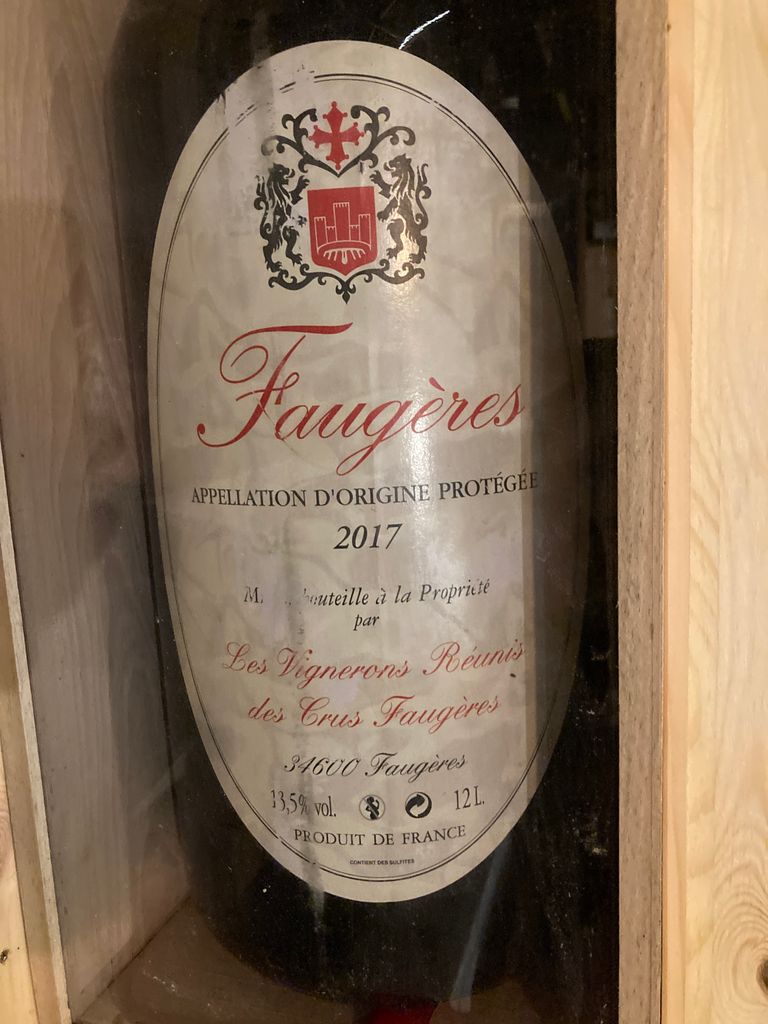 2017 Cave de Vignerons Reunis des Crus Faugères Faugères, France ...
