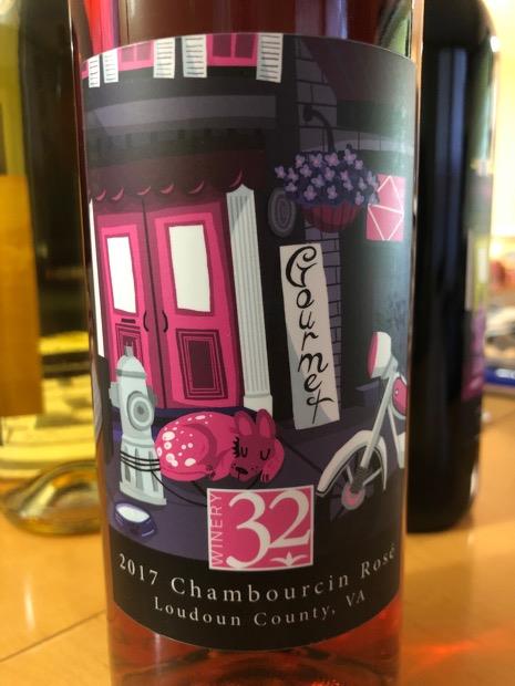 2017 Winery 32 Chambourcin Rosé, USA, Virginia, Northern Virginia ...