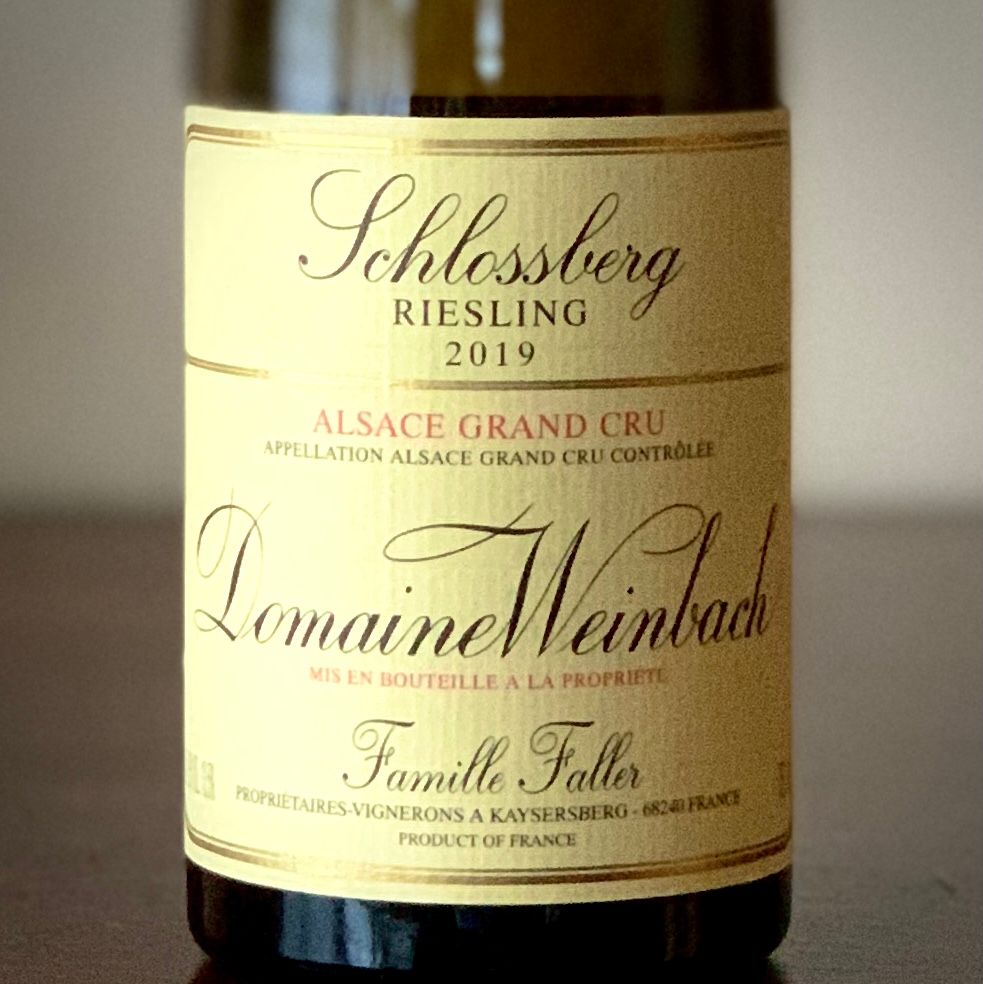 2019 Domaine Weinbach Riesling Schlossberg, France, Alsace, Alsace ...
