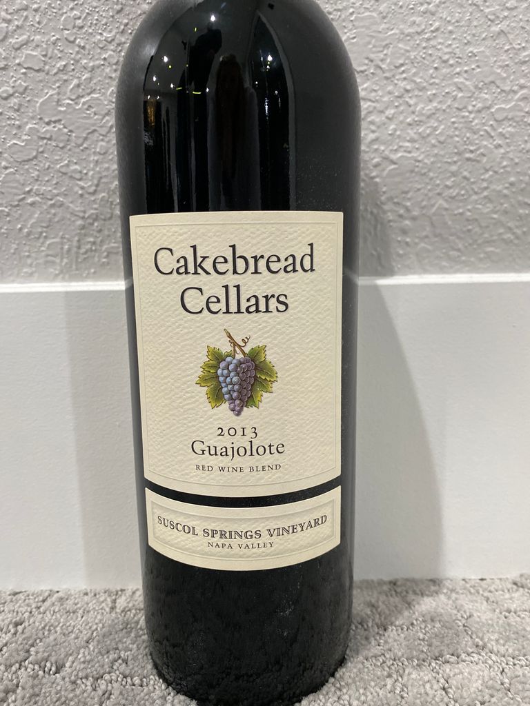2013 Cakebread Cellars Guajolote Suscol Springs Vineyard, USA ...