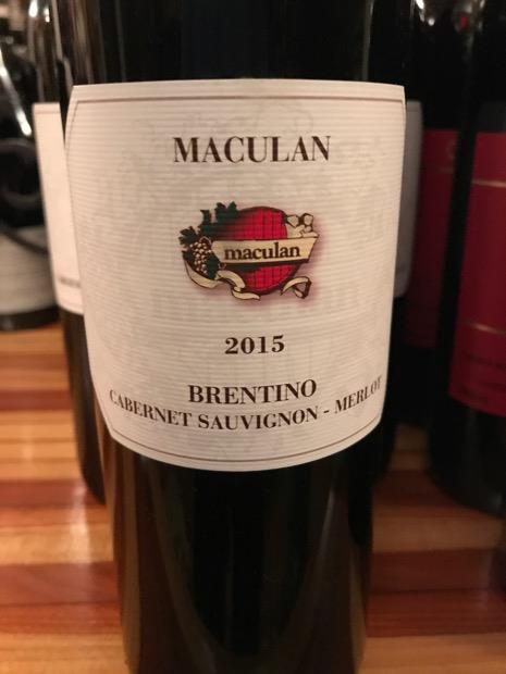 2015 Maculan Brentino, Italy, Veneto, Veneto IGT - CellarTracker