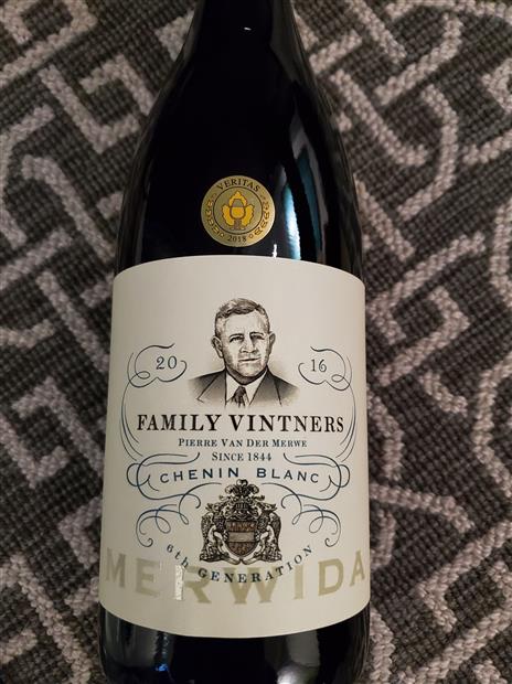 2017 Merwida Chenin Blanc Family Vintners, South Africa, Coastal Region ...
