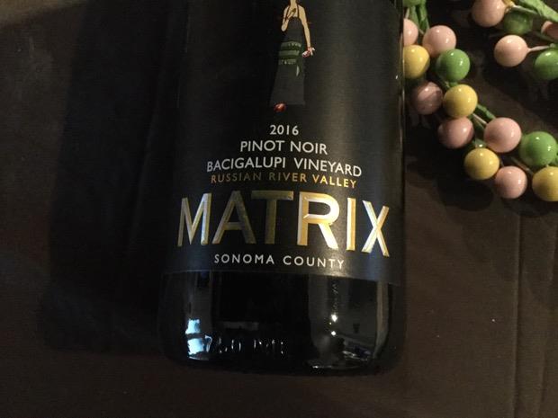 2016 Matrix Pinot Noir Willowside, USA, California, Sonoma County ...