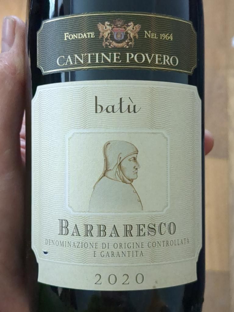 2020 Cantine Povero Barbaresco Batu, Italy, Piedmont, Langhe ...