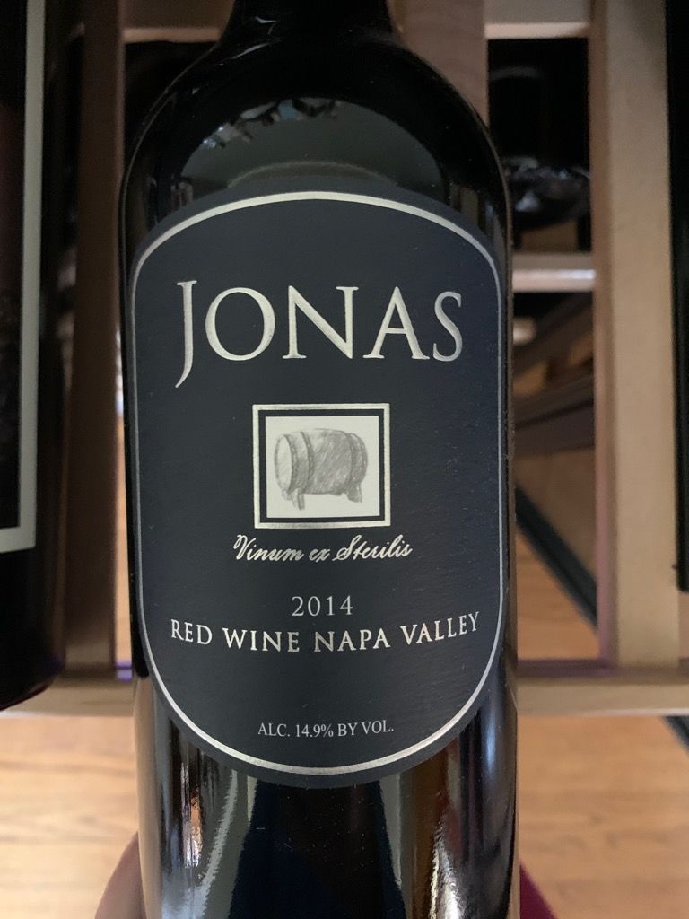 2014 Jonas Cellars Red Wine, USA, California, Napa Valley - CellarTracker