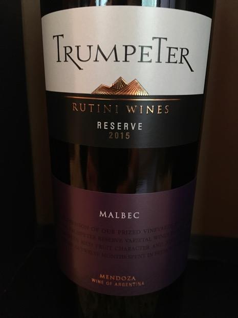 2021 Trumpeter Reserve Tempranillo / Malbec / Cabernet Sauvignon ...