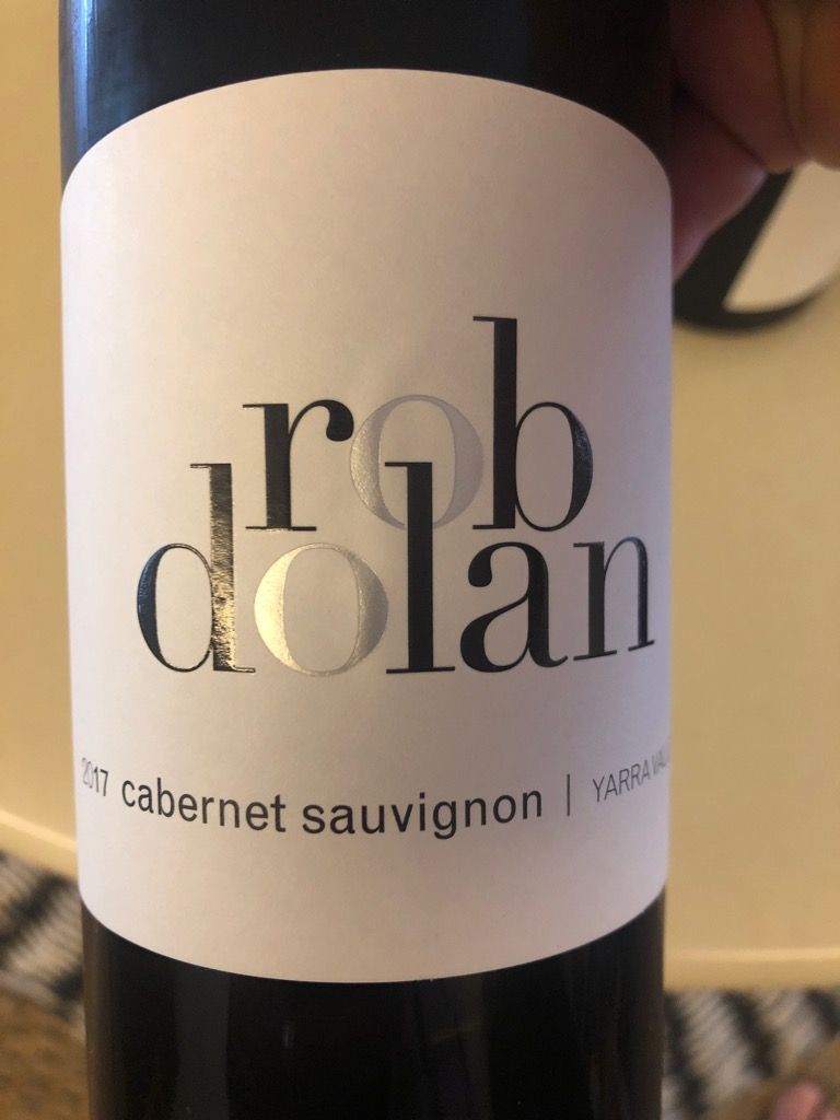 2017 Rob Dolan Cabernet Sauvignon, Australia, Victoria, Port Phillip ...