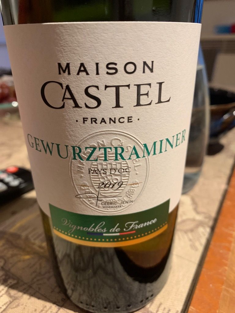 2019 Famille Castel Vin de Pays d'Oc Reserve, France, Languedoc ...