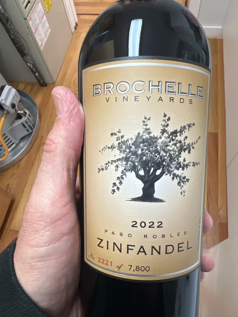 2022 Brochelle Vineyards Zinfandel, USA, California, Central Coast ...