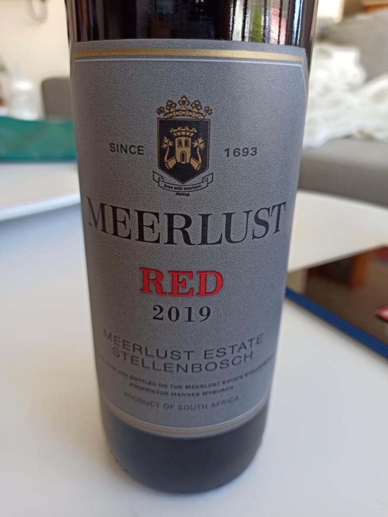 2019 Meerlust Red Stellenbosch, South Africa, Coastal Region ...