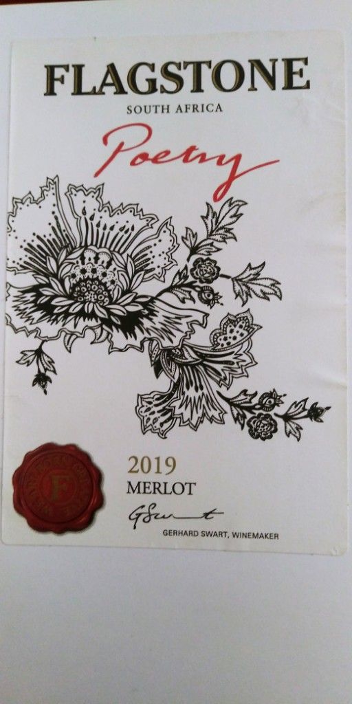 2017 Flagstone Merlot Poetry, South Africa, Coastal Region, Stellenbosch - CellarTracker