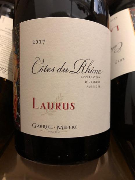 2017 Gabriel Meffre Côtes du Rhône Laurus Blanc, France, Rhône ...
