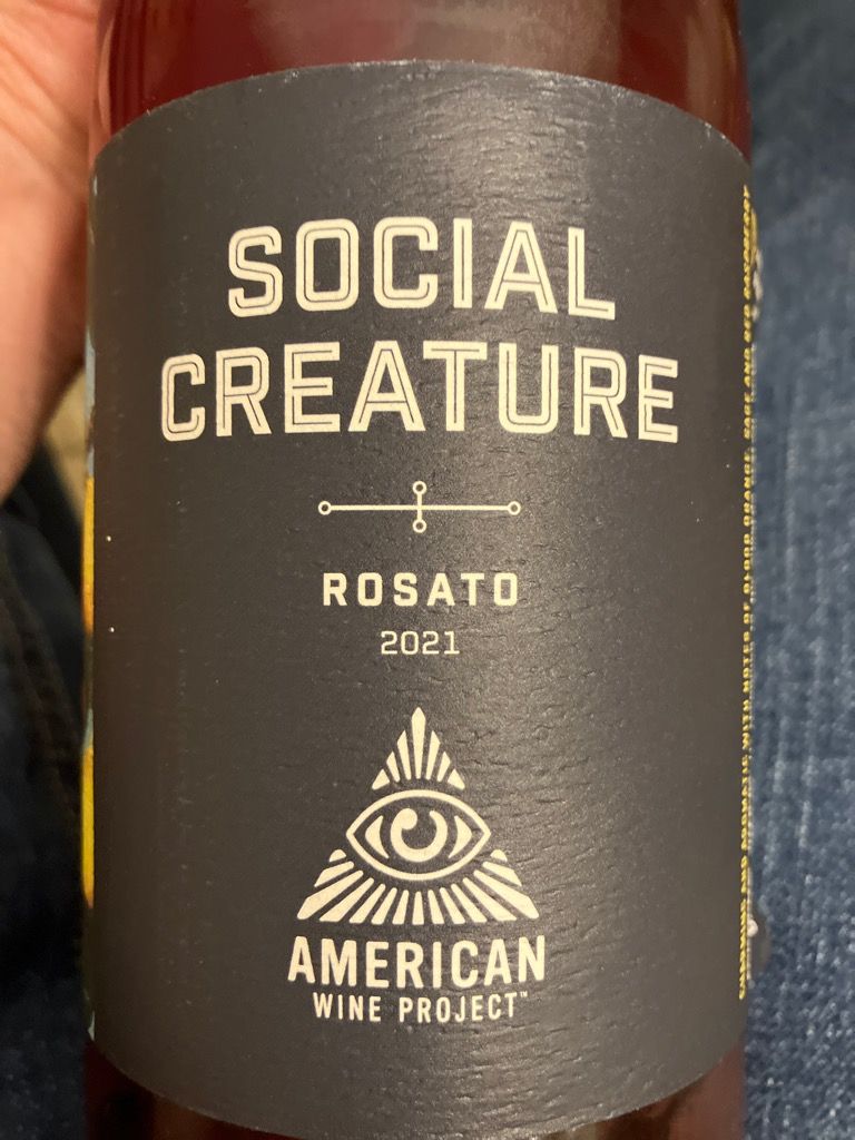 2020 American Wine Project Social Creature, USA, Wisconsin - CellarTracker