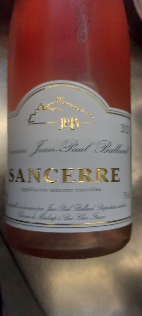 2022 Domaine Jean-Paul Balland Sancerre Rosé, France, Loire Valley ...