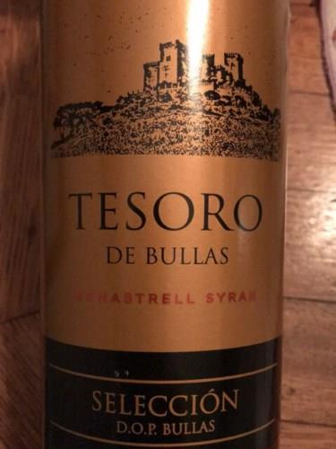 2014 Bodegas Del Rosario Bullas Monastrell & Syrah Tesoro Seleccion ...