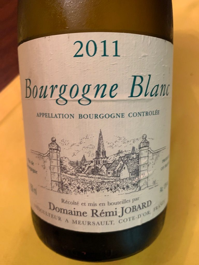 2011 Domaine Rémi Jobard Bourgogne Blanc Vignes Nouvelles, France ...