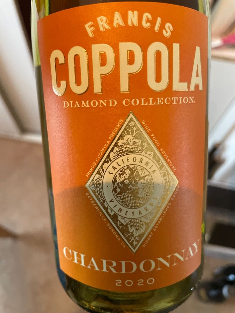 2020 Francis Ford Coppola Chardonnay Diamond Collection, USA ...