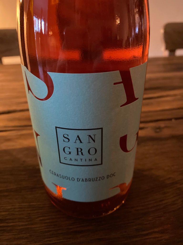2021 Cantina Sangro Cerasuolo d'Abruzzo DeRio, Italy, Abruzzi ...