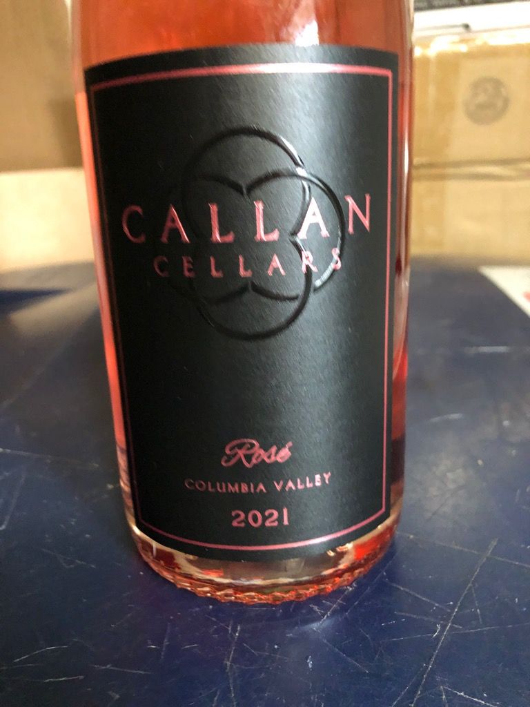 2021 Callan Cellars Rosé, USA, Washington, Columbia Valley - CellarTracker