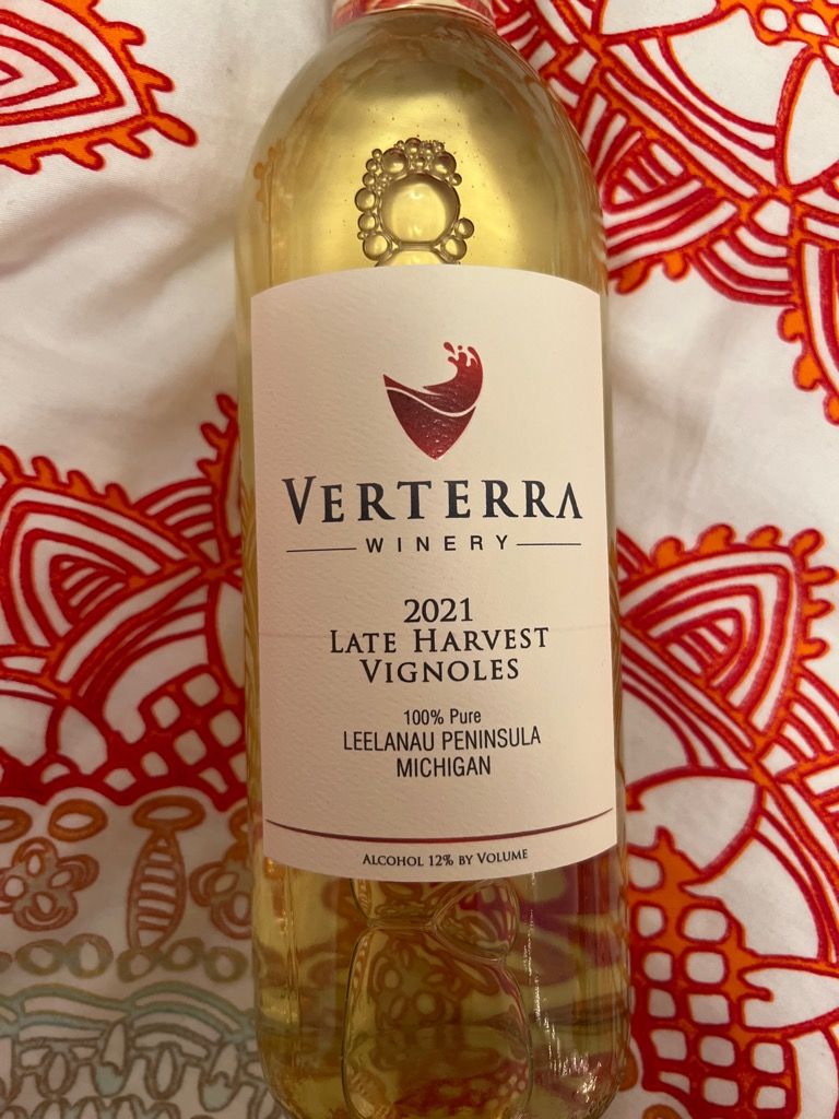 2022 Verterra Winery Vignoles Late Harvest, USA, Michigan, Leelanau ...