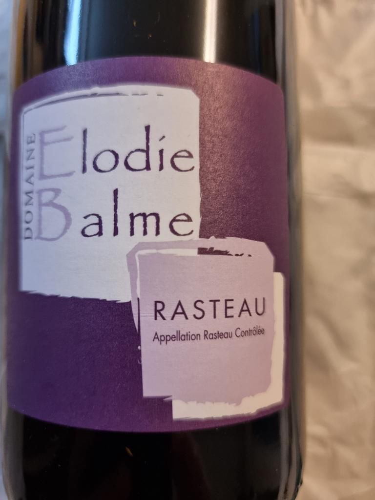 2020 Domaine Elodie Balme Rasteau, France, Rhône, Southern Rhône ...