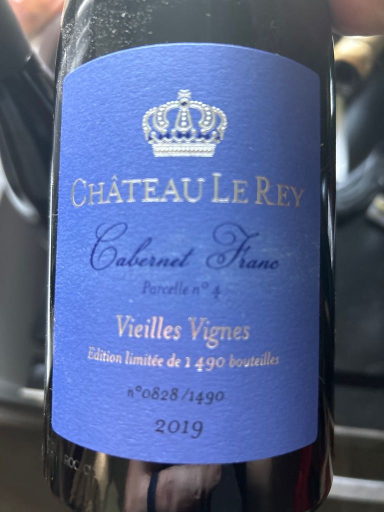 2018 Château Le Rey Vieilles Vignes, France, Bordeaux, Côtes de ...