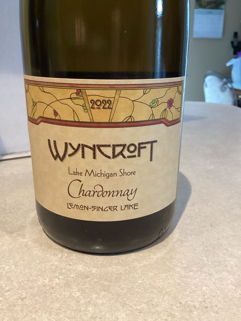 2022 Wyncroft Chardonnay Lemon-Singer Lake, USA, Michigan - CellarTracker