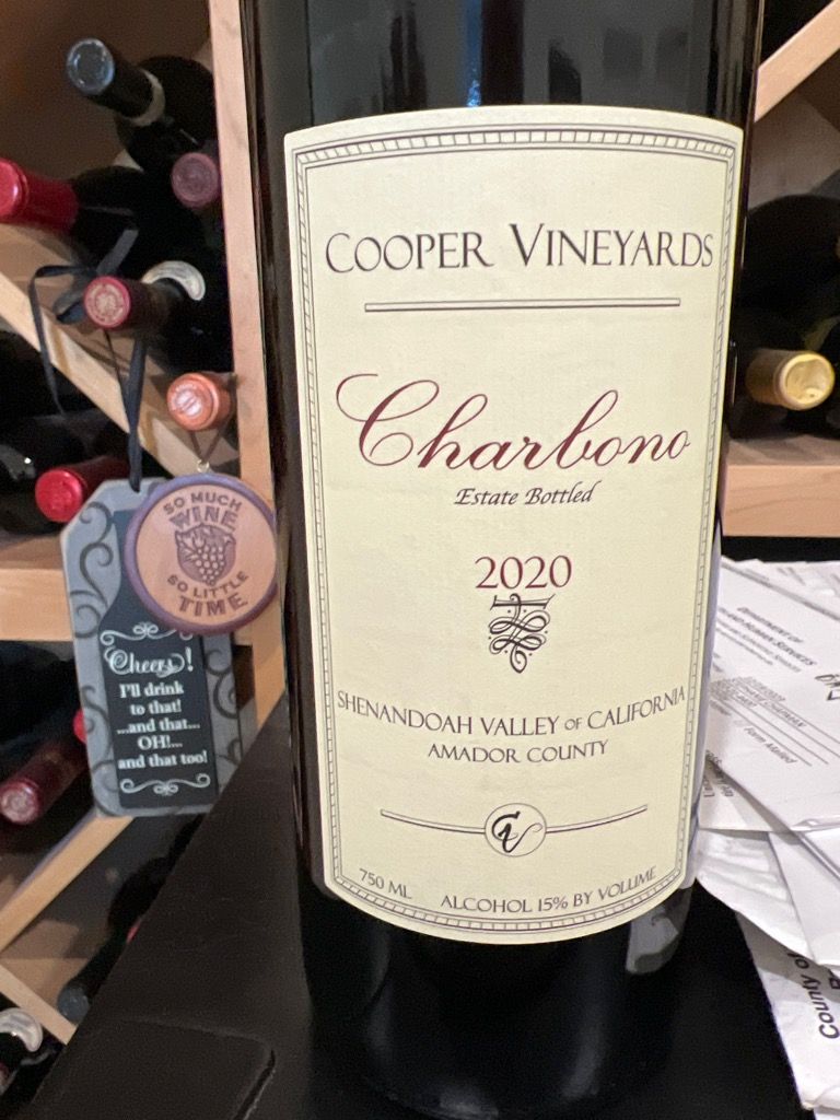 2023 Cooper Vineyards Charbono Estate Bottled, USA, California, Sierra ...