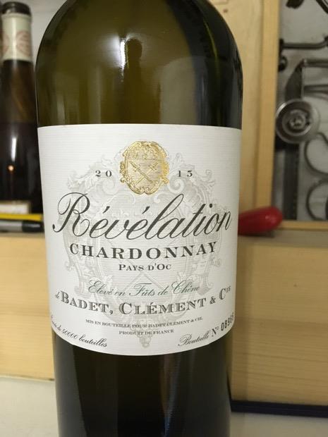 2015 Badet Clement & Co Chardonnay Revelation, France - CellarTracker
