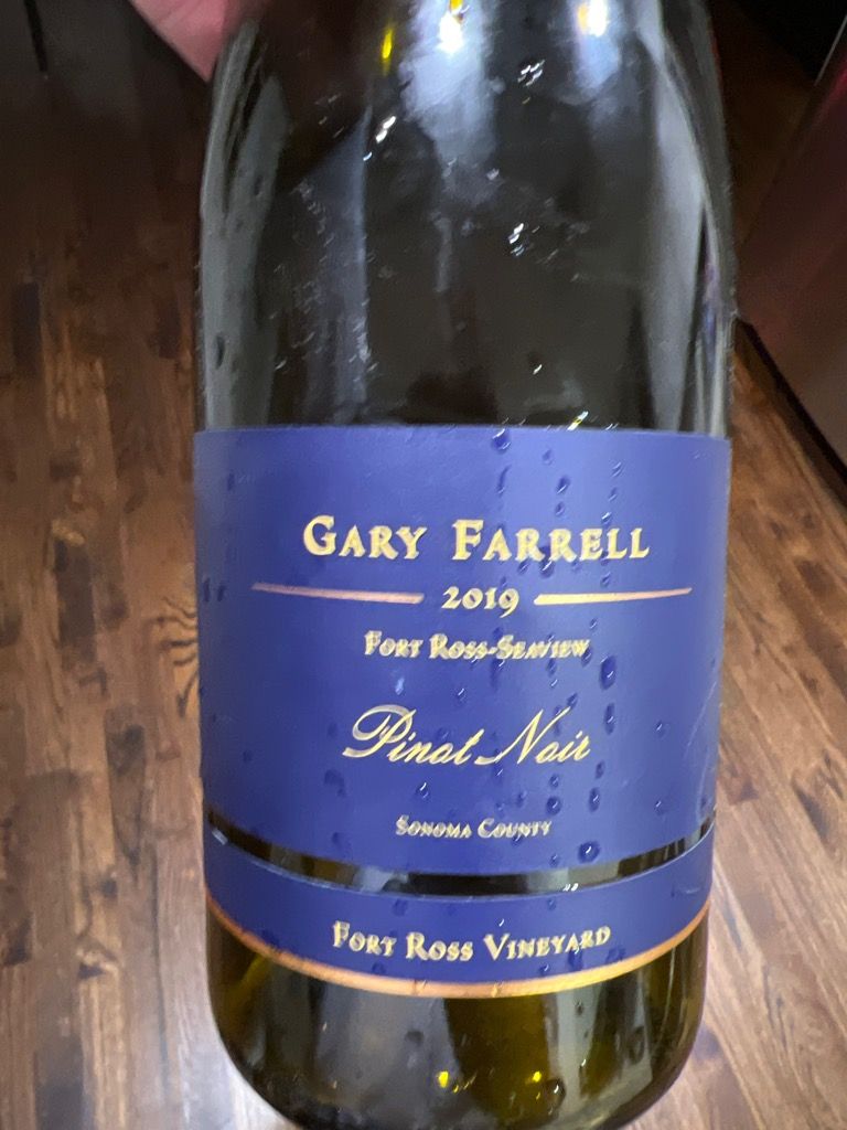 2019 Gary Farrell Pinot Noir Fort Ross Vineyard, USA, California ...